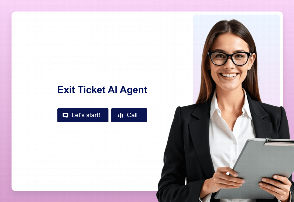 Exit Ticket Feedback Assistant Template | Jotform