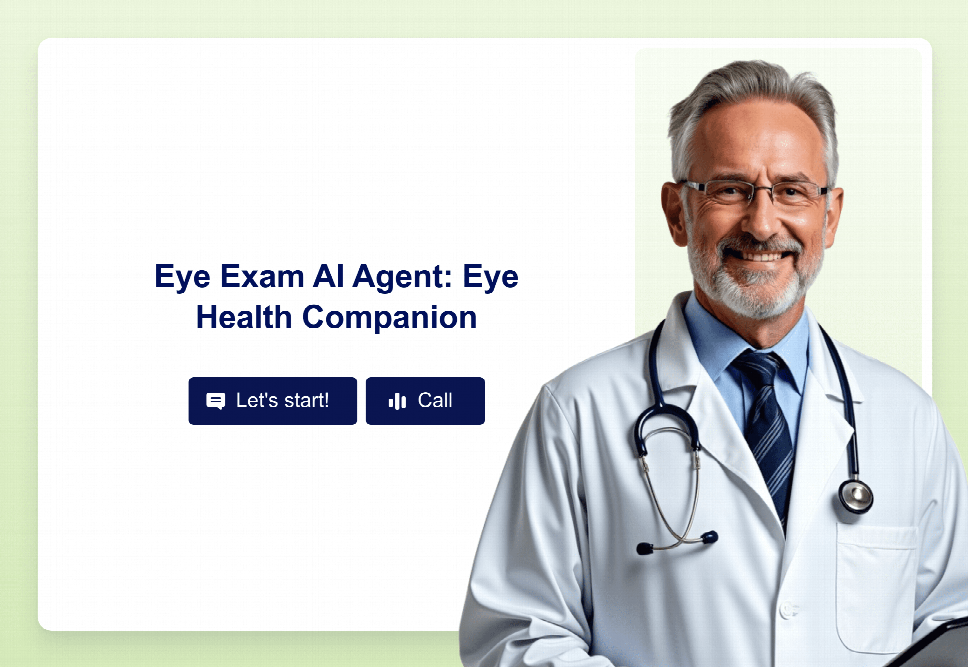 Eye Exam Intake Assistant Template | Jotform