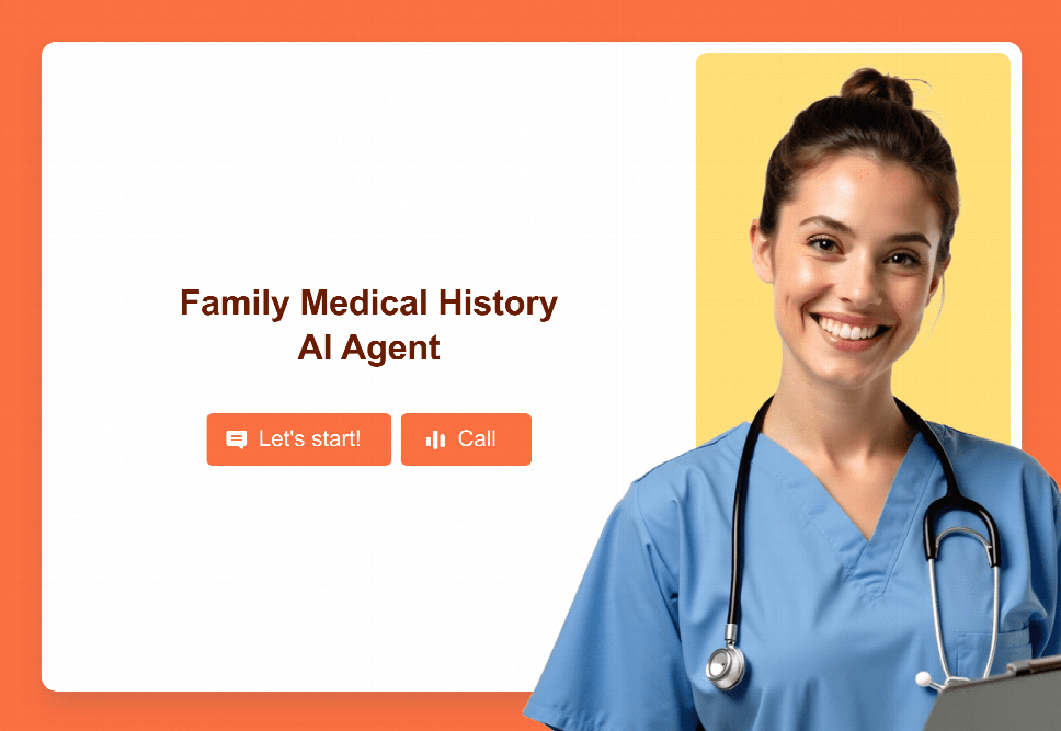 Family Medical History Intake Assistant Template | Jotform