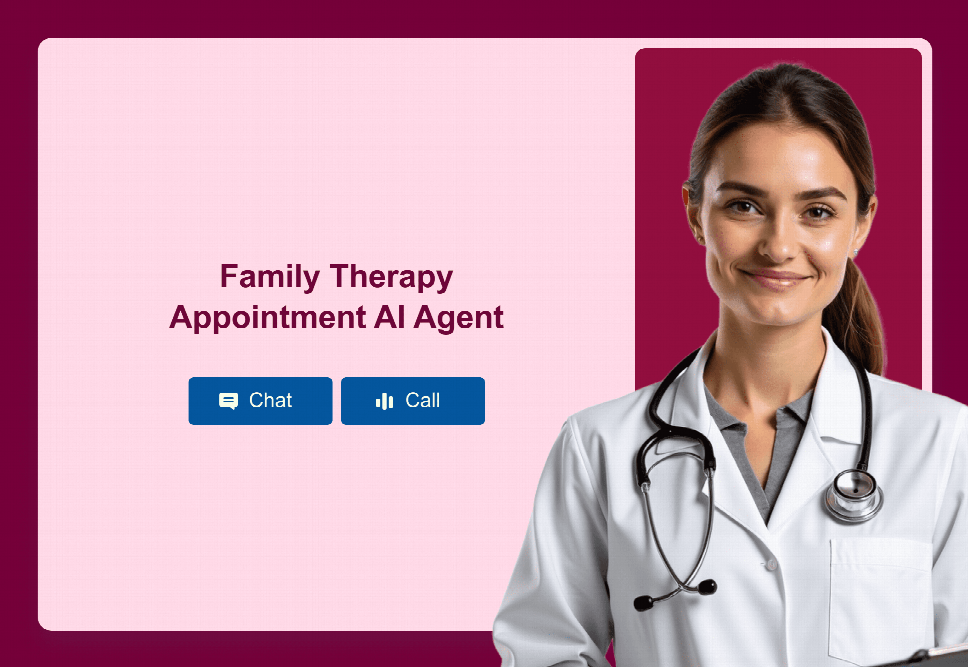 Family Therapy Appointment AI Agent Template | Jotform