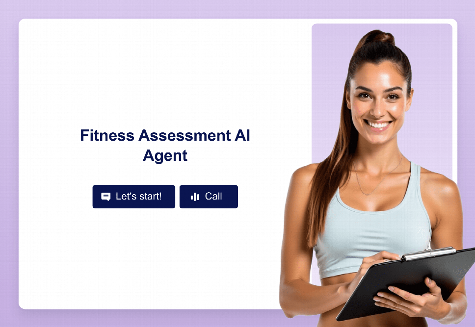Fitness Assessment AI Agent Template | Jotform