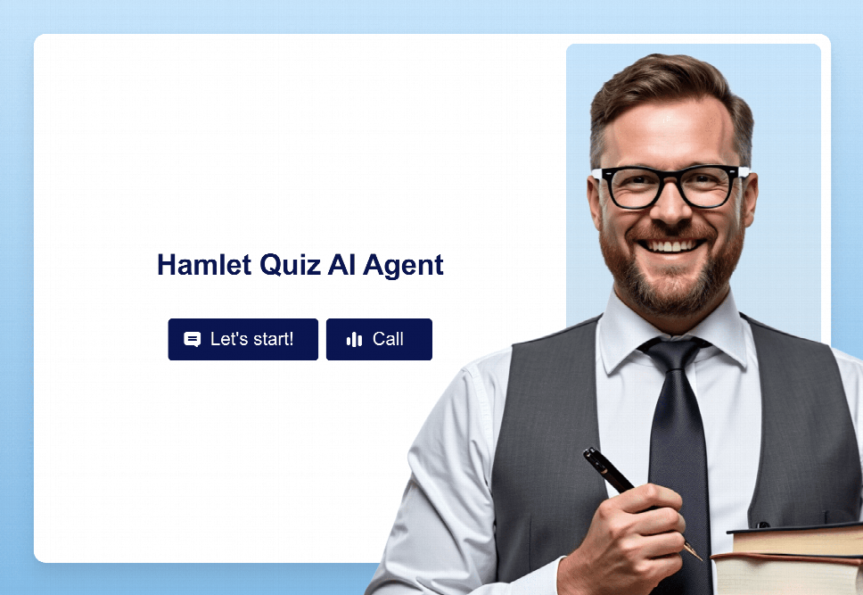 Hamlet Quiz AI Agent Template | Jotform