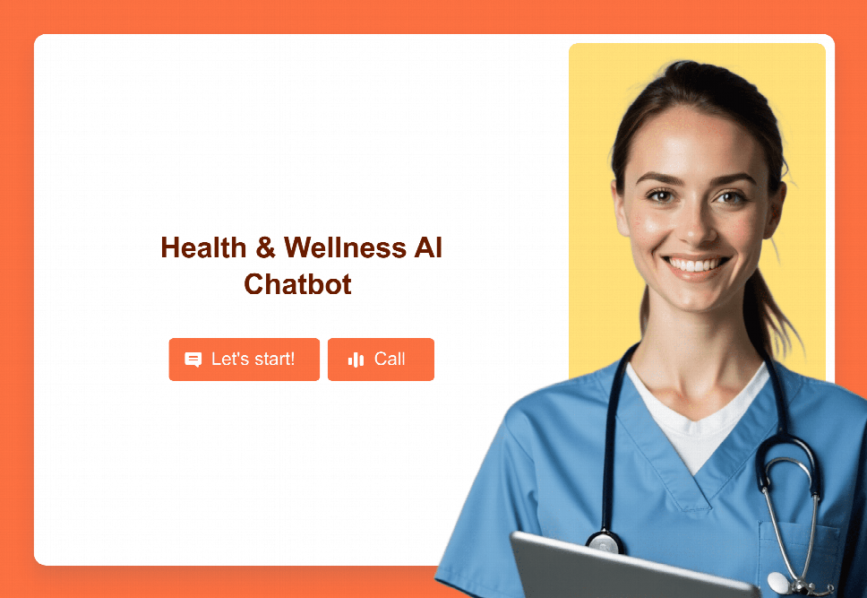 Health & Wellness AI Chatbot Template Template | Jotform