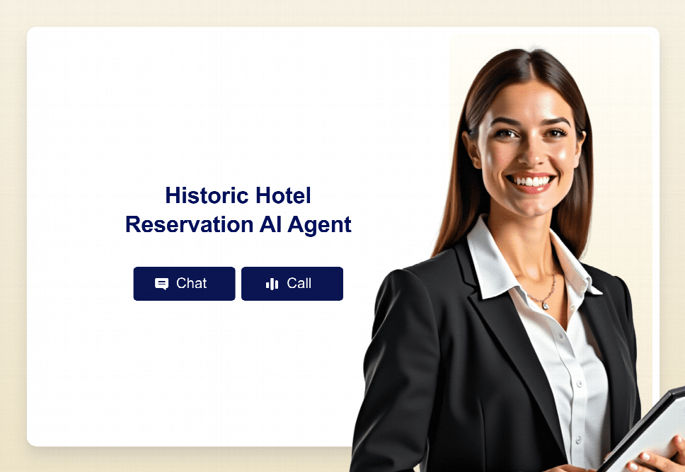 Historic Hotel Reservation Concierge Template | Jotform