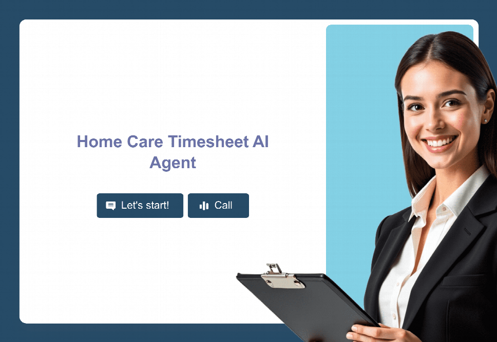 Home Care Timesheet AI Agent Template | Jotform