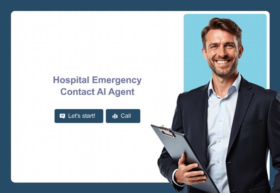Hospital Emergency Contact Intake Assistant Template | Jotform