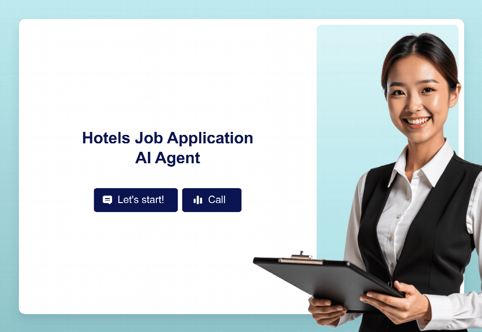 Hotels Job Application Assistant | Jotform