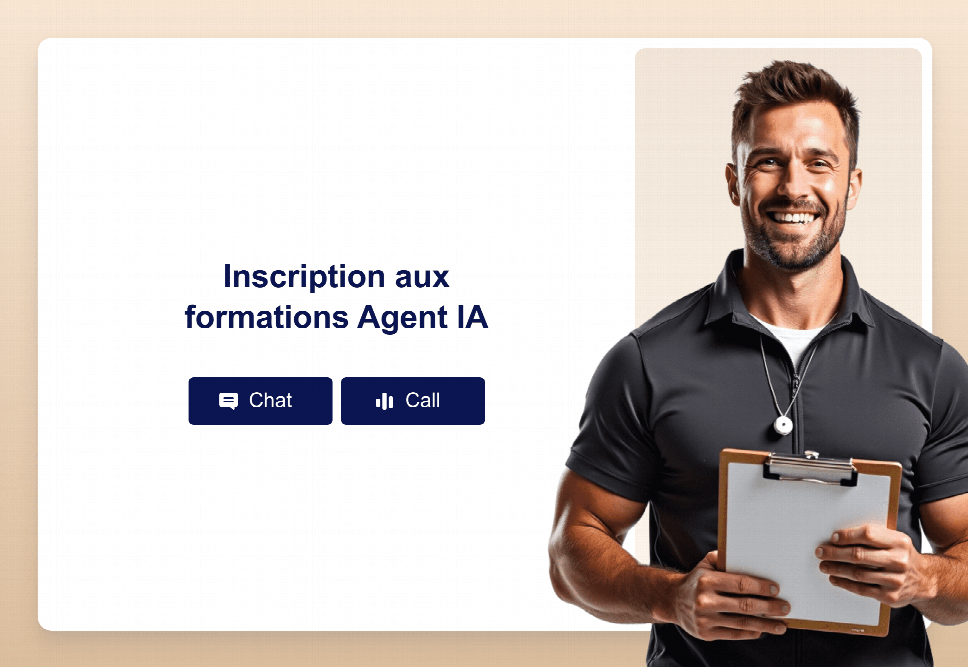 Inscription aux formations Agent IA | Jotform
