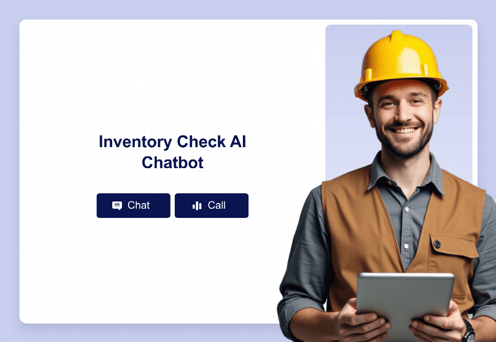 Inventory Check AI Chatbot Template Template | Jotform
