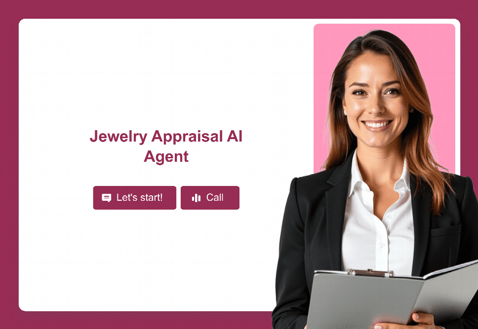 Jewelry Appraisal AI Agent Template | Jotform