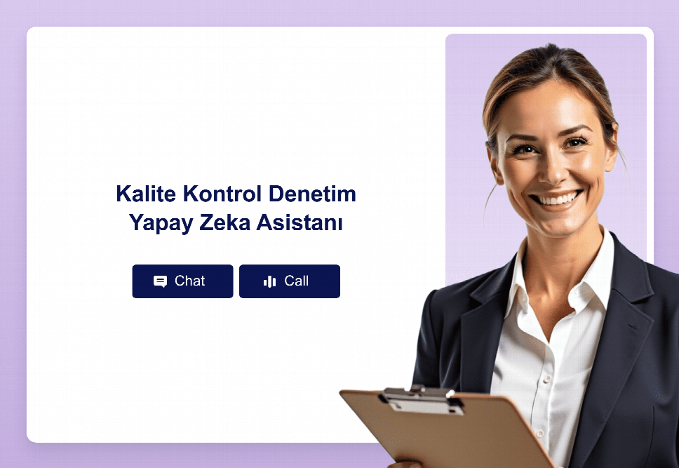 Kalite Kontrol Denetim Yapay Zeka Asistanı | Jotform