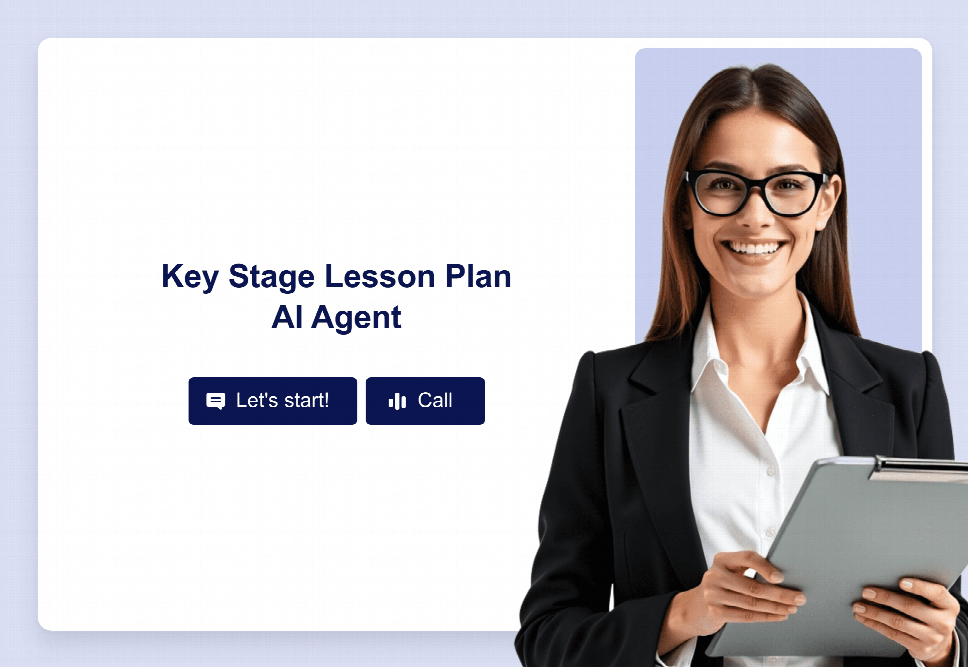 Key Stage Lesson Plan AI Agent Template | Jotform