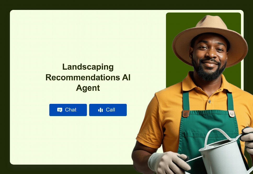 Landscaping Recommendations AI Agent Template | Jotform