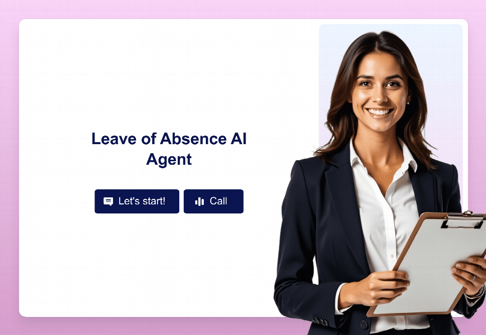 Leave of Absence AI Agent Template | Jotform
