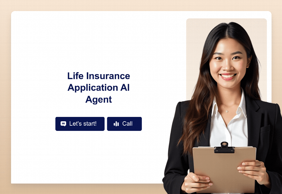 Life Insurance Application AI Agent Template | Jotform