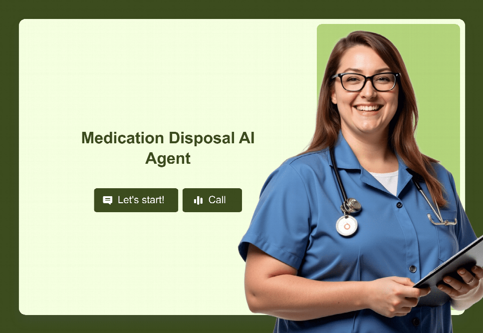 Medication Disposal Documentation Assistant Template | Jotform