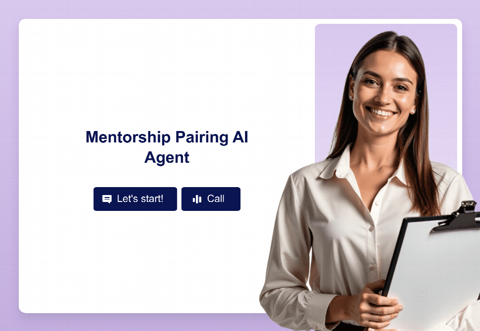 Mentorship Pairing AI Agent Template | Jotform