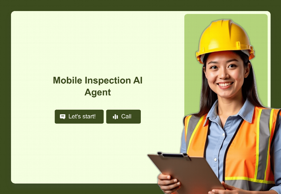 Mobile Inspection AI Agent Template | Jotform
