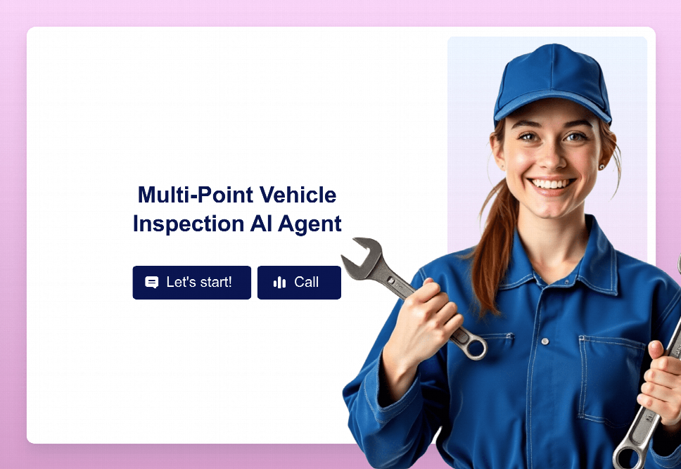 Multi-Point Vehicle Inspection AI Agent Template | Jotform