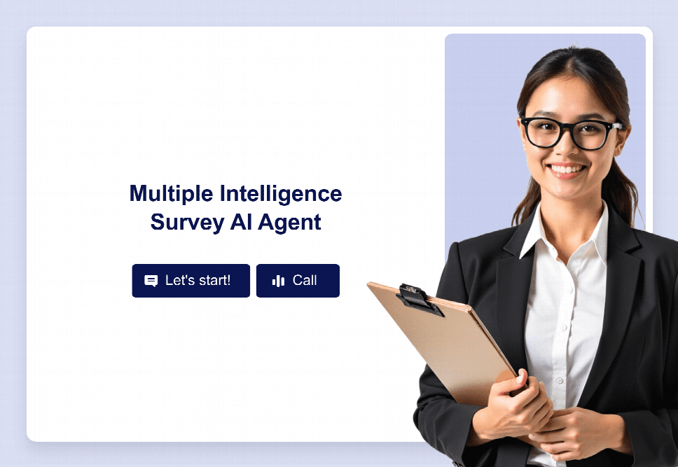 Multiple Intelligence Survey AI Agent Template | Jotform