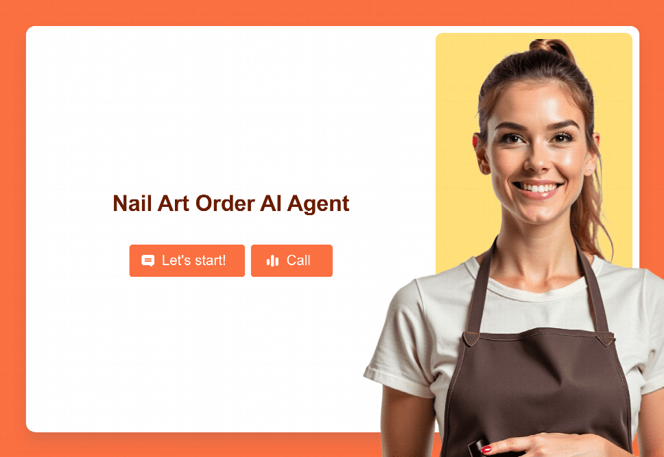 Nail Art Order AI Agent Template | Jotform
