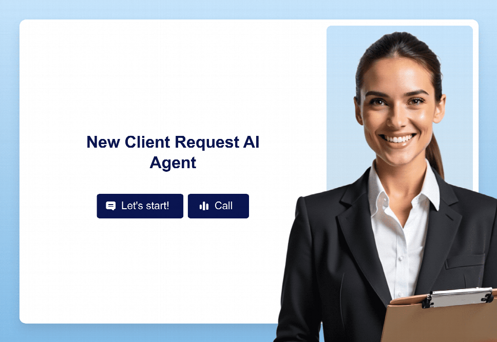 New Client Request AI Agent Template | Jotform