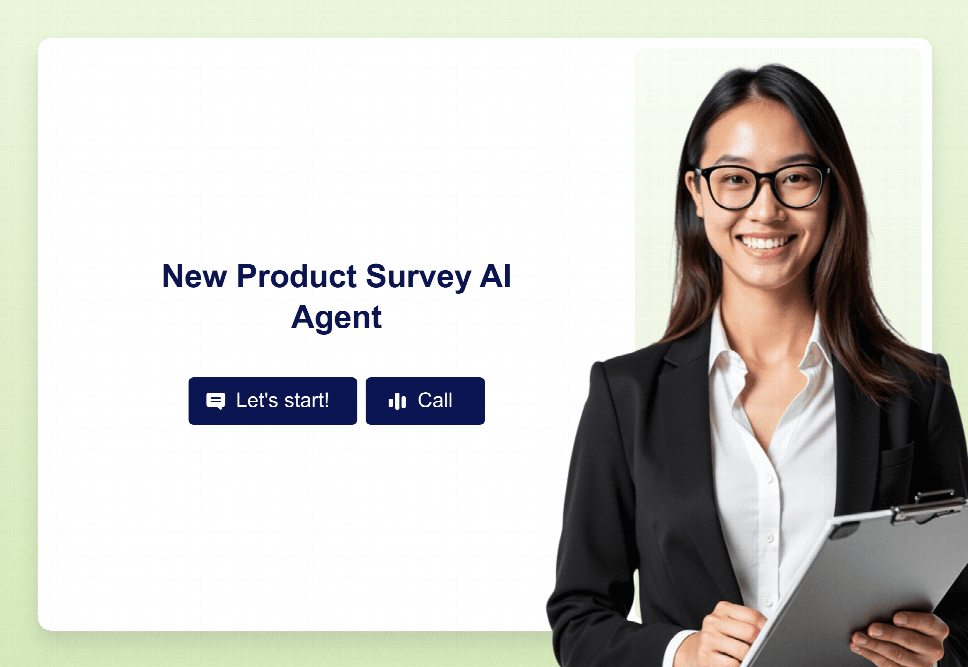 New Product Survey AI Agent Template | Jotform