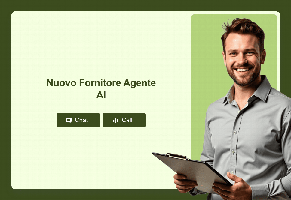 Nuovo Fornitore Agente AI | Jotform