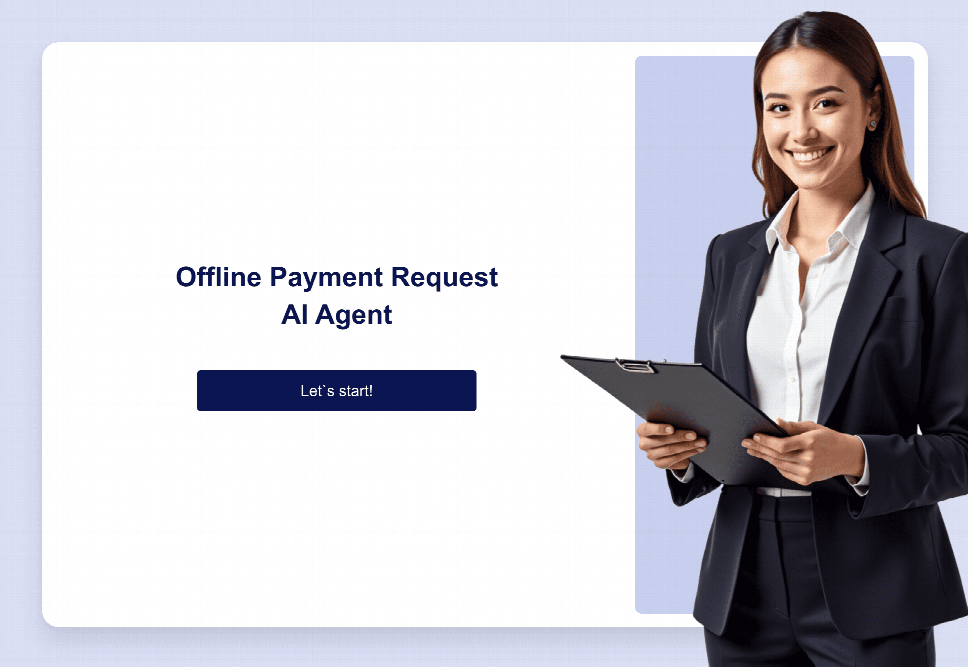 Offline Payment Request AI Agent Template | Jotform
