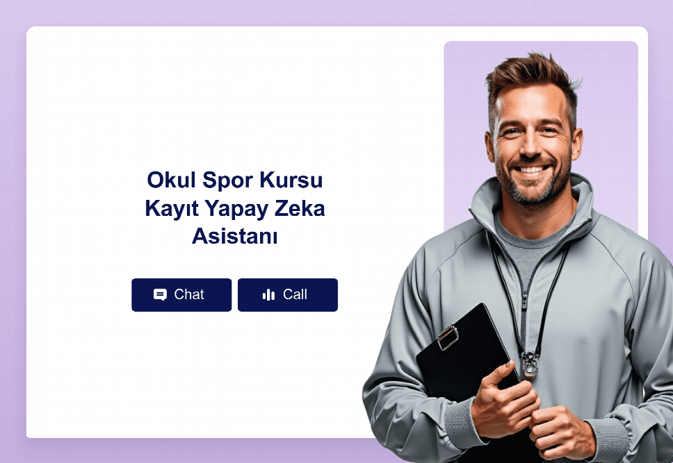 Okul Spor Kursu Kayıt Yapay Zeka Asistanı | Jotform