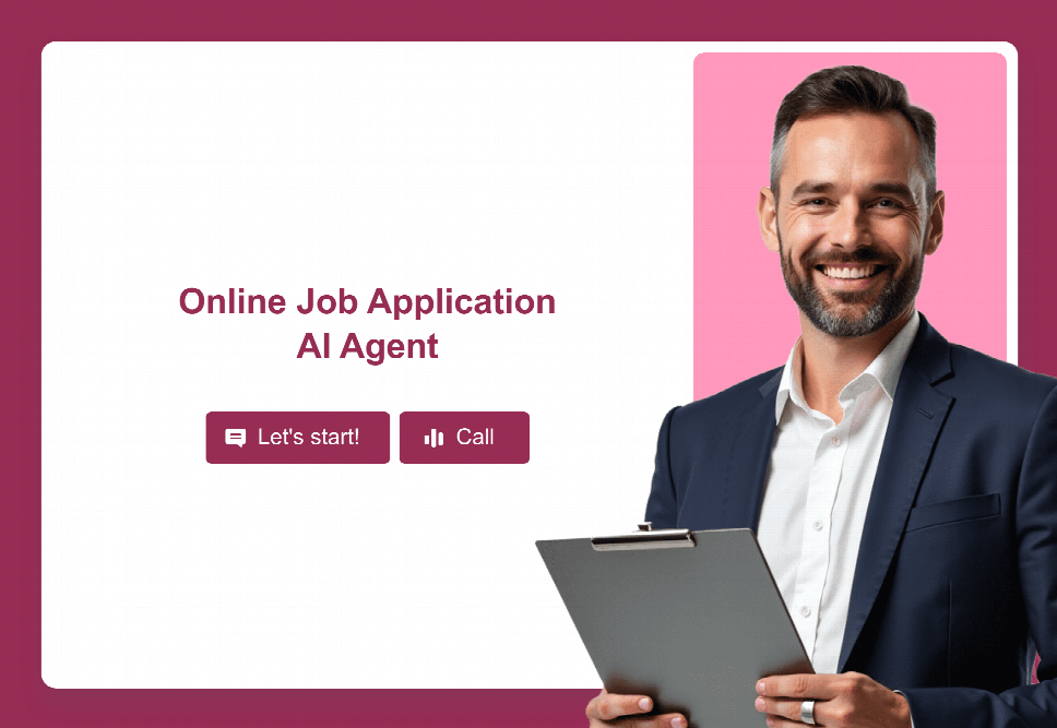 Online Job Application AI Agent Template | Jotform
