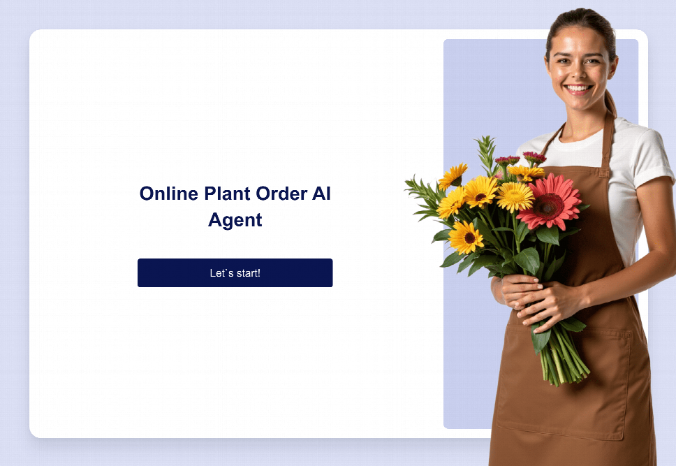 Online Plant Order AI Agent Template | Jotform