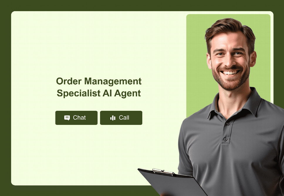 Order Management Specialist AI Agent Template | Jotform