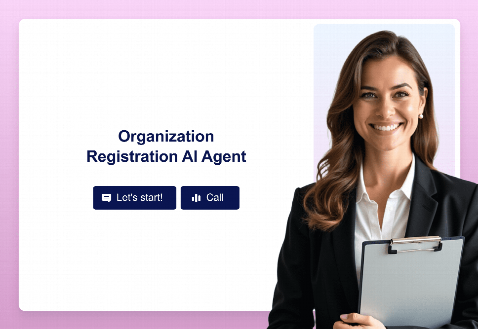Organization Registration Assistant | Jotform