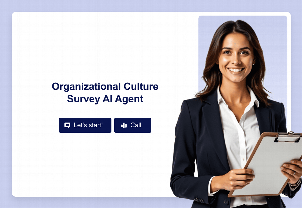 Organizational Culture Survey AI Agent Template | Jotform