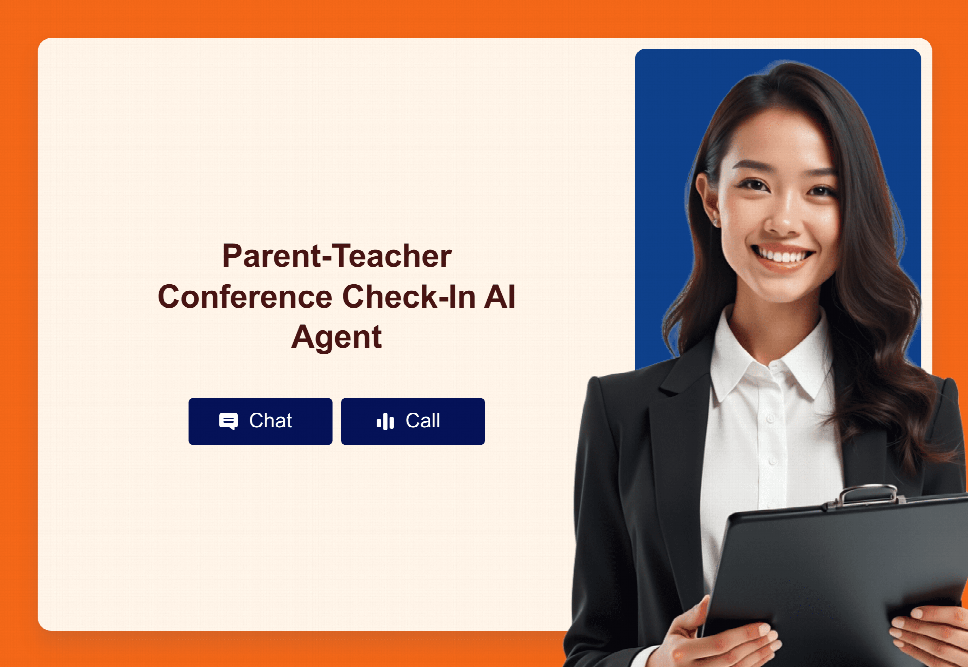 Parent-Teacher Conference Check-In AI Agent Template | Jotform