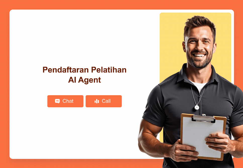 Pendaftaran Pelatihan AI Agent Template | Jotform