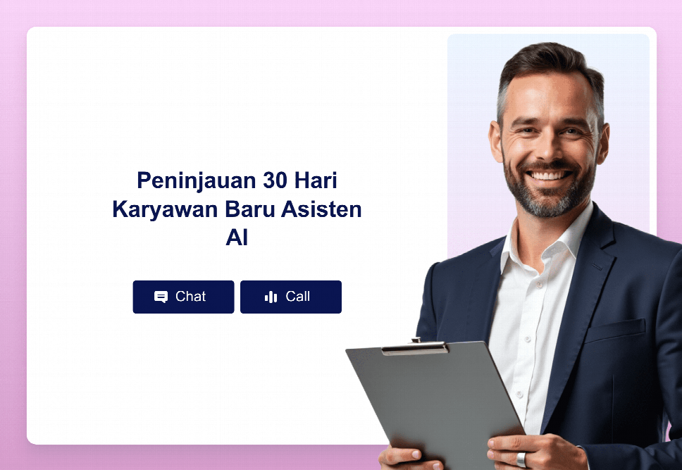 Peninjauan 30 Hari Karyawan Baru Asisten AI | Jotform