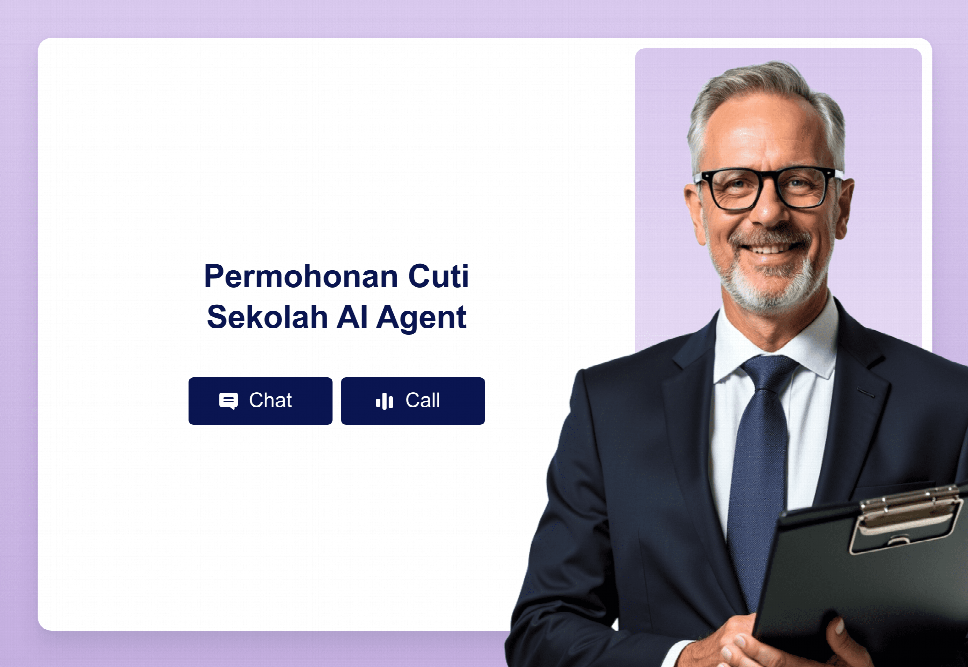 Permohonan Cuti Sekolah AI Agent | Jotform