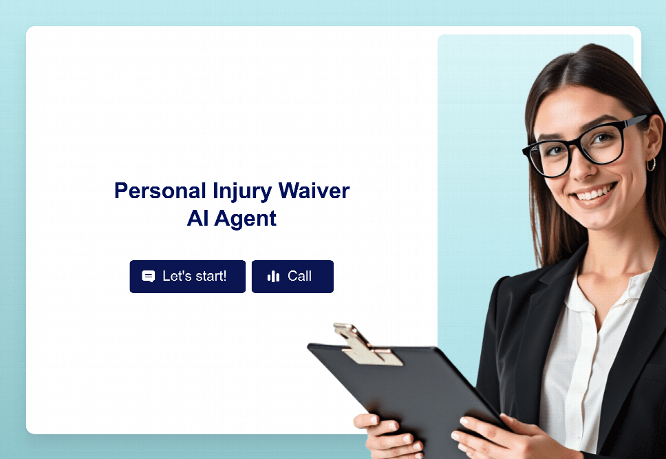 Personal Injury Waiver Intake Assistant Template | Jotform
