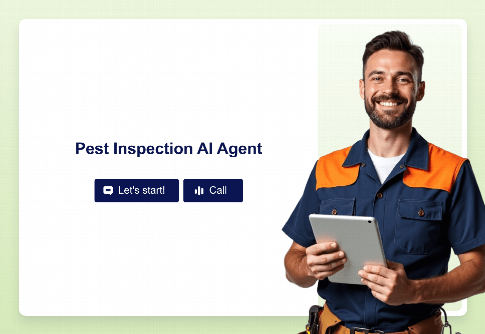 Pest Inspection AI Agent Template | Jotform