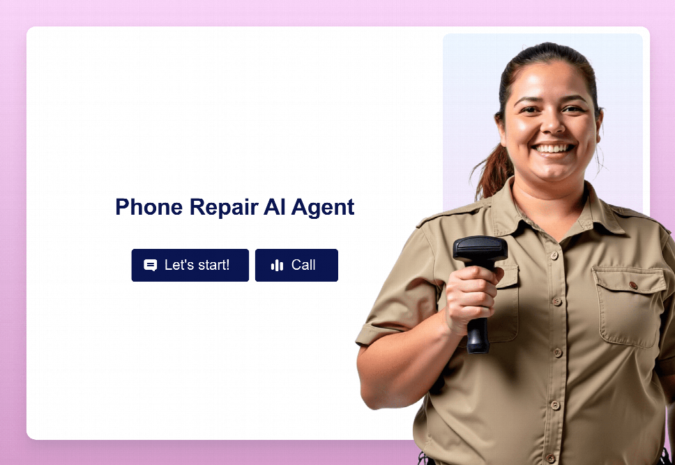 Phone Repair AI Agent Template | Jotform
