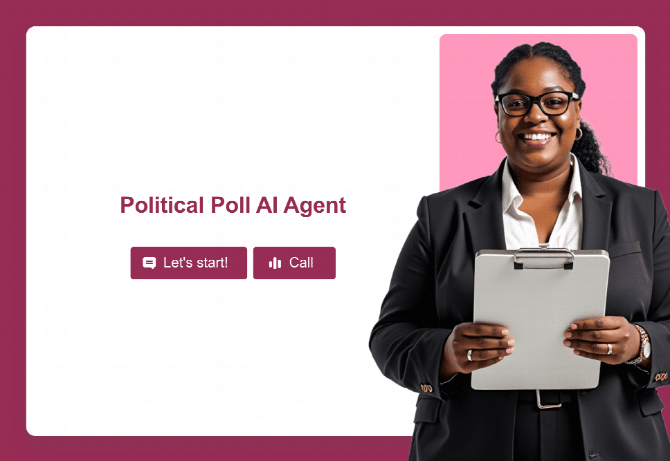 Political Poll AI Agent Template | Jotform