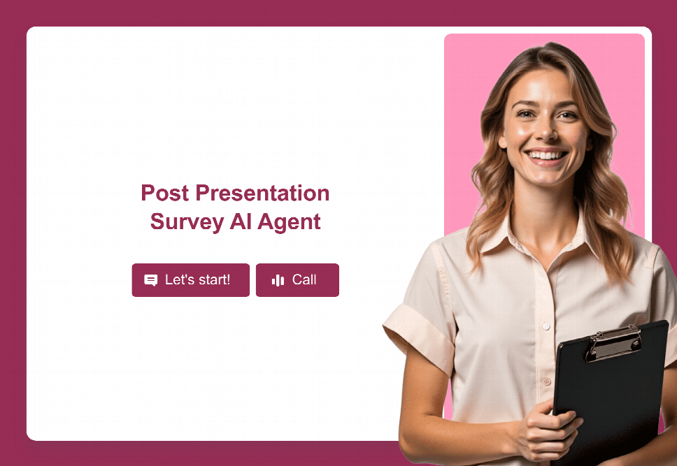 Post Presentation AI Agent Template | Jotform