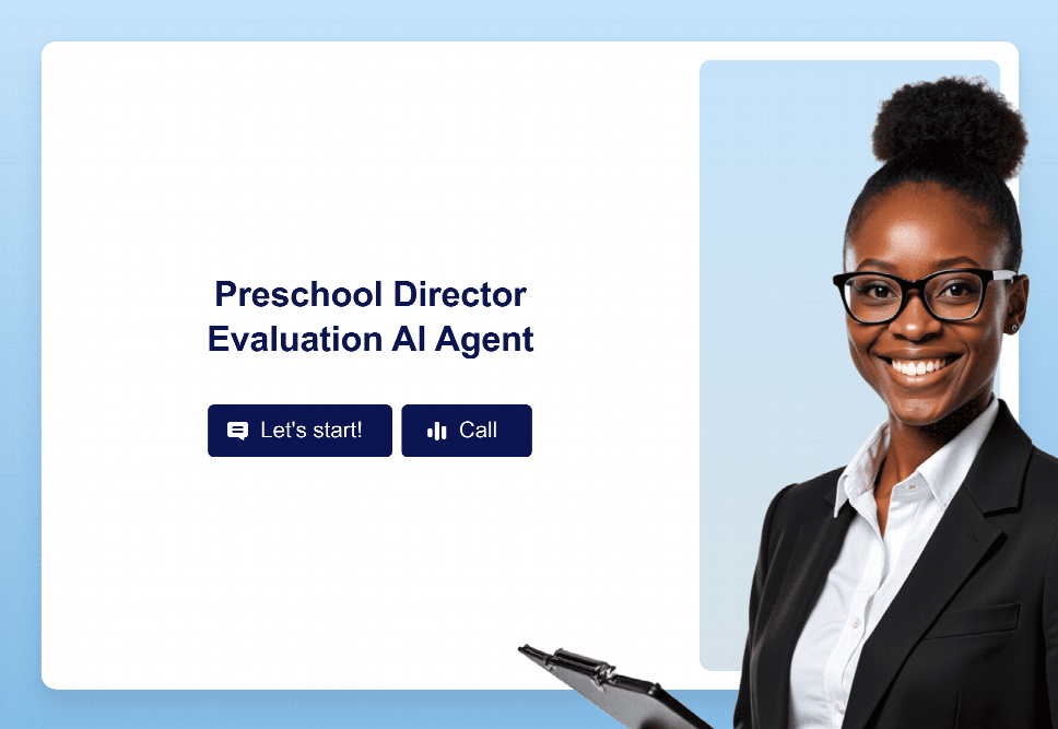 Preschool Director Evaluation Virtual Facilitator Template | Jotform