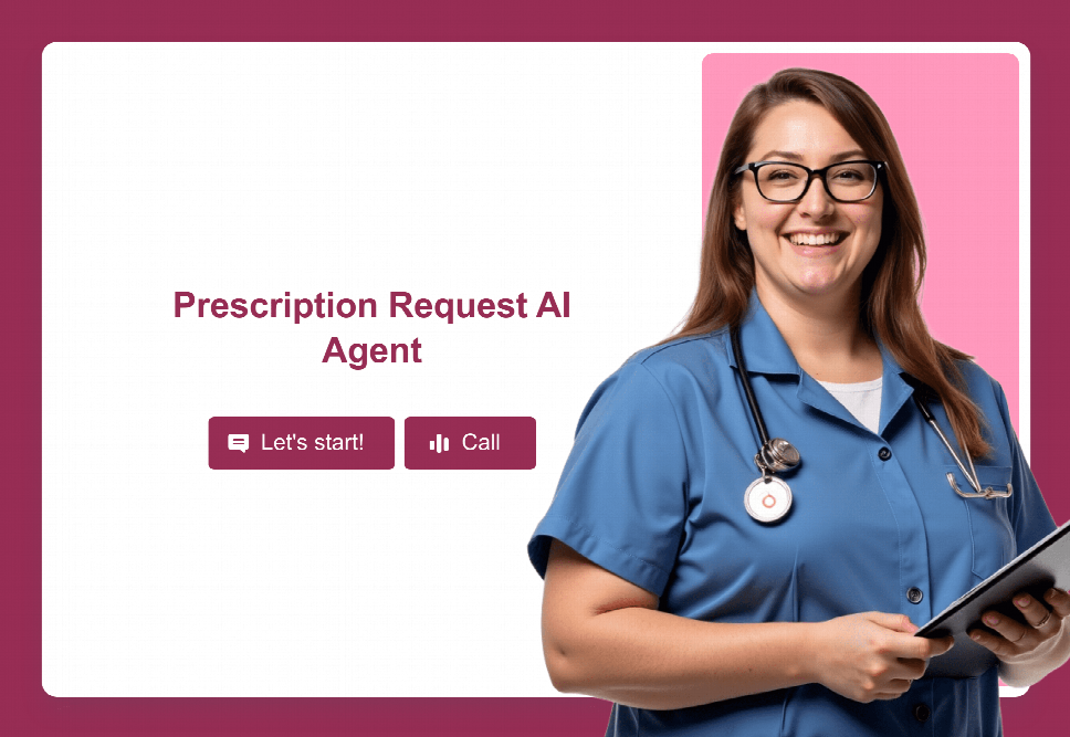 Prescription Request AI Agent Template | Jotform