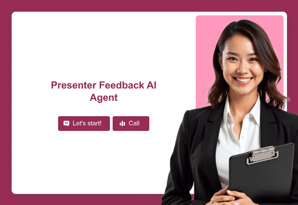 Presenter Feedback AI Agent Template | Jotform