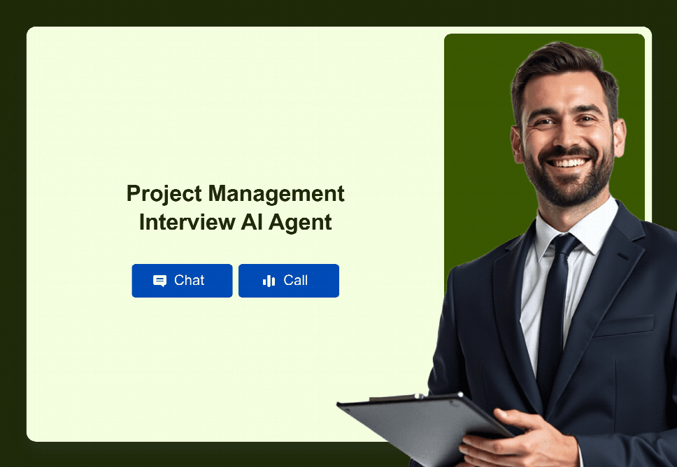 Project Management Interview AI Agent Template | Jotform