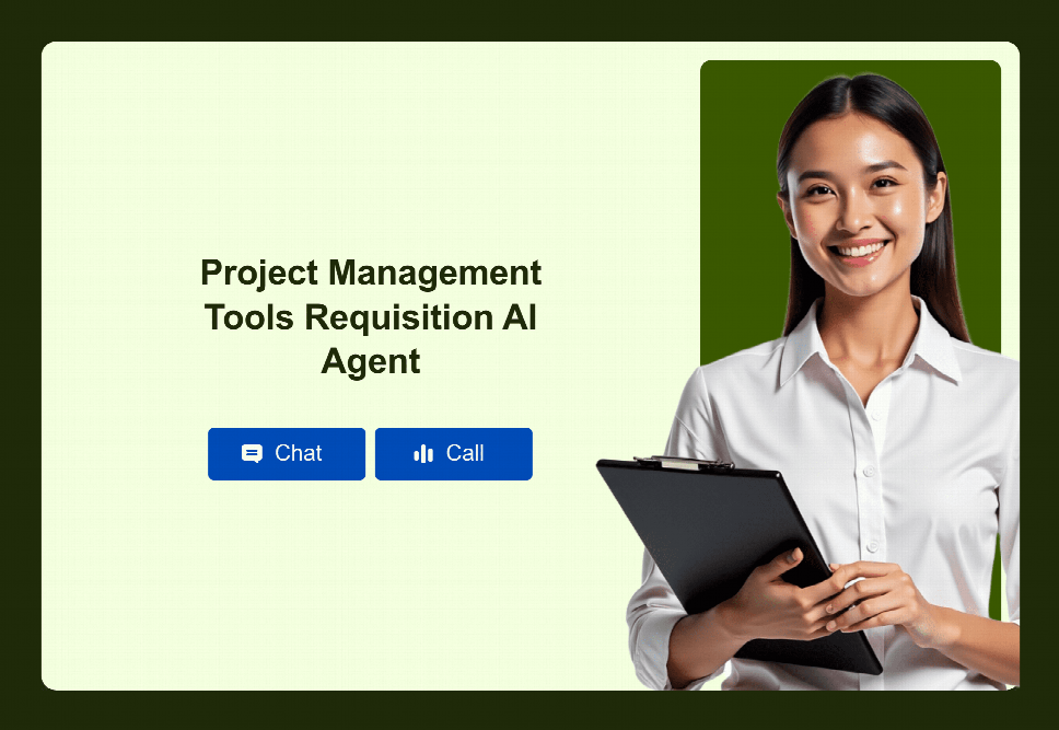 Project Management Tools Requisition AI Agent Template | Jotform