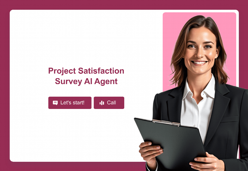 Project Satisfaction Survey Assistant Template | Jotform